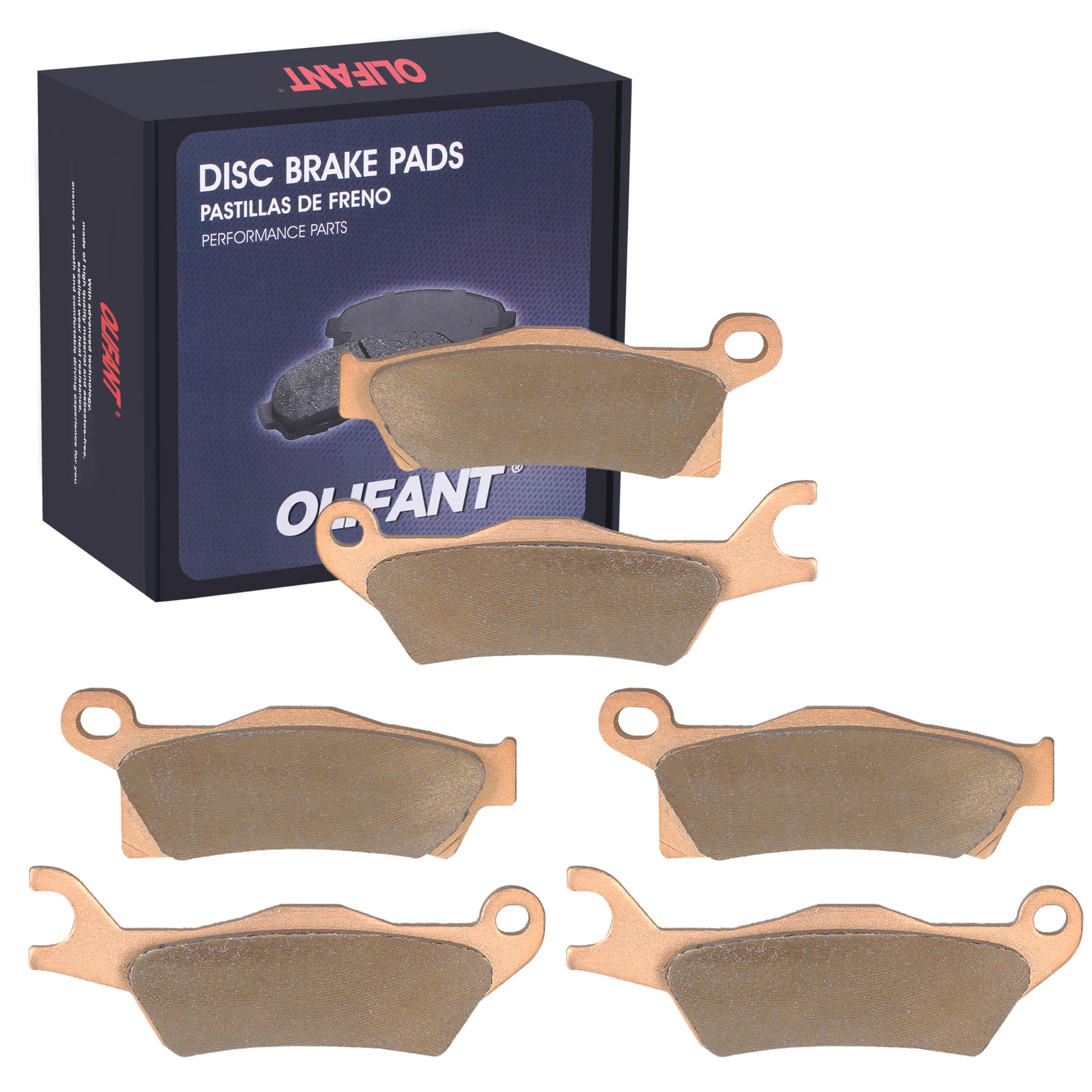 Buy Front Rear Brake Pads For Can-Am Outlander 450 500 570 650 800 850 ...
