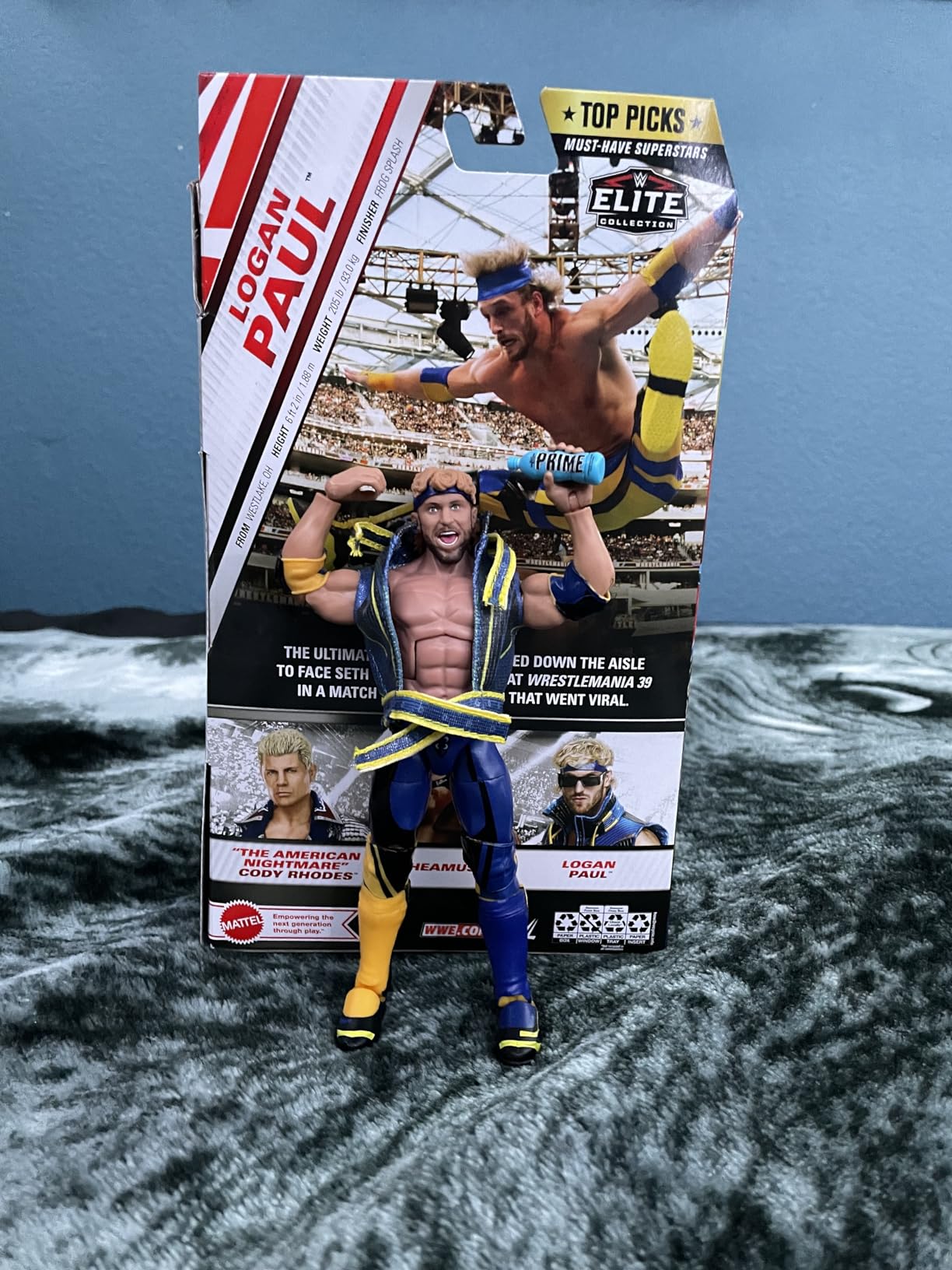 Amazon.com: WWE Top Picks Elite Action Figure & Accessories Set, Logan ...