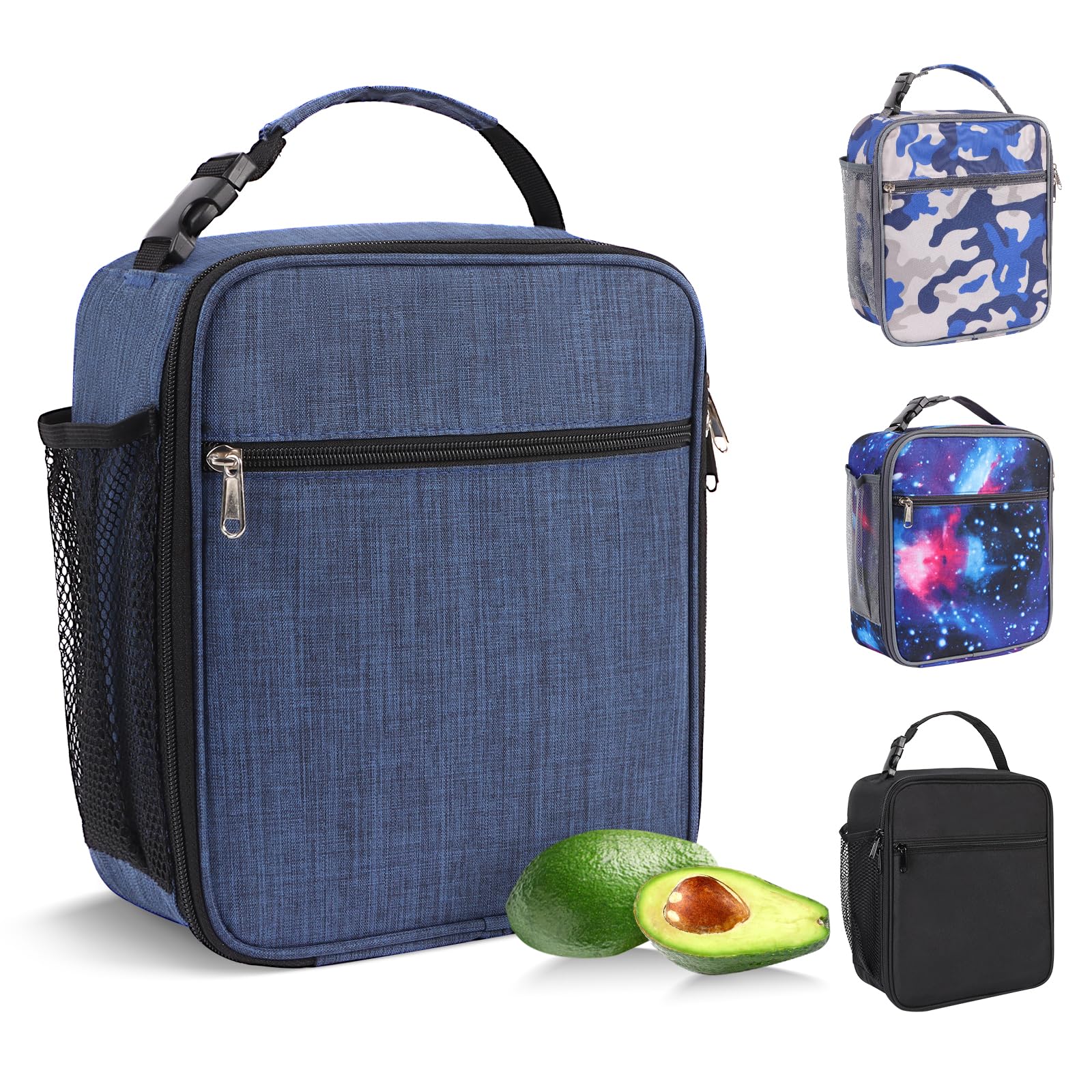 Minicoco Lunch Bag Insulated Lunch Bag Cooler Bag Portable Carrying ...