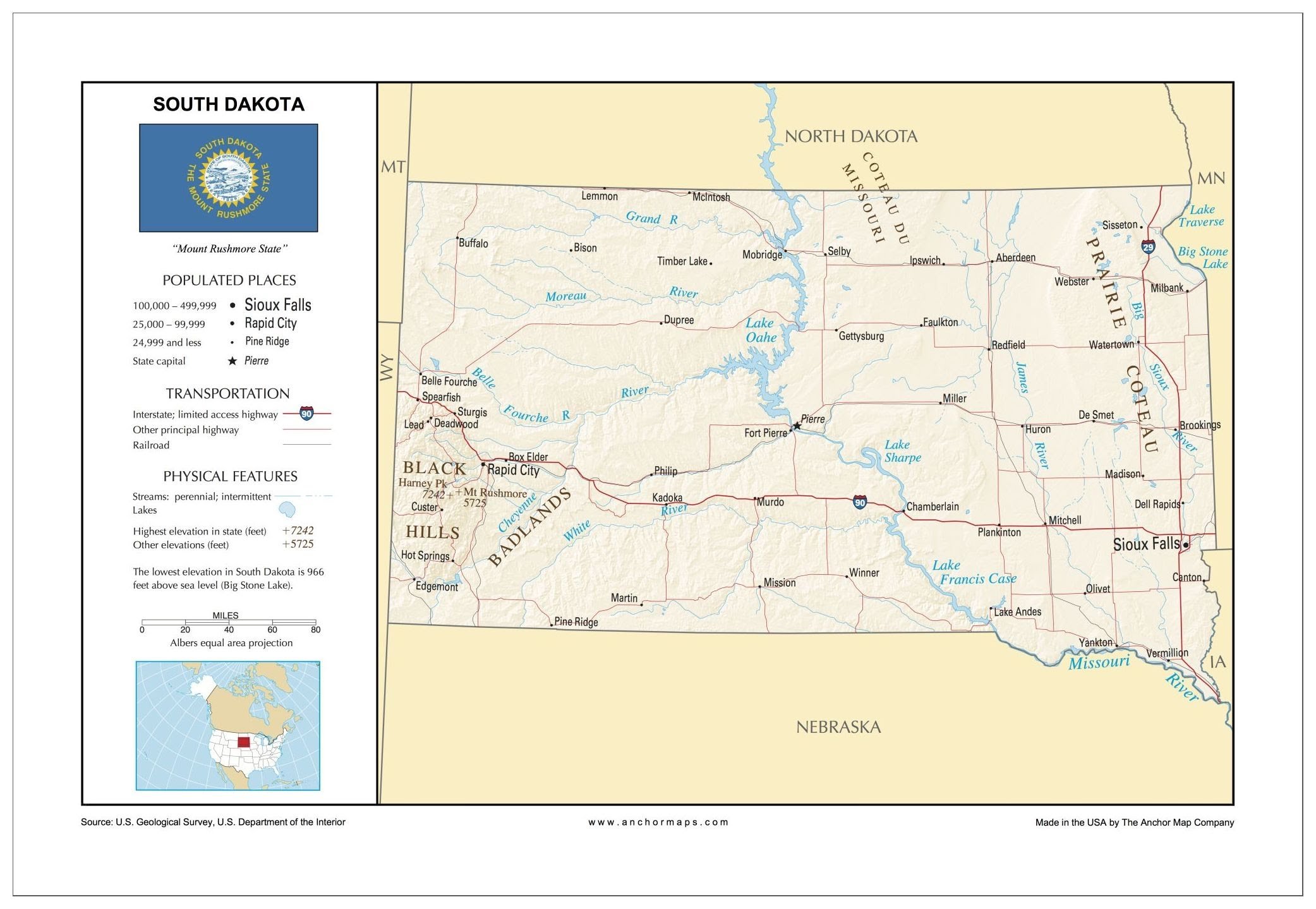 South Dakota Time Zone Line Map Texas Time Zone