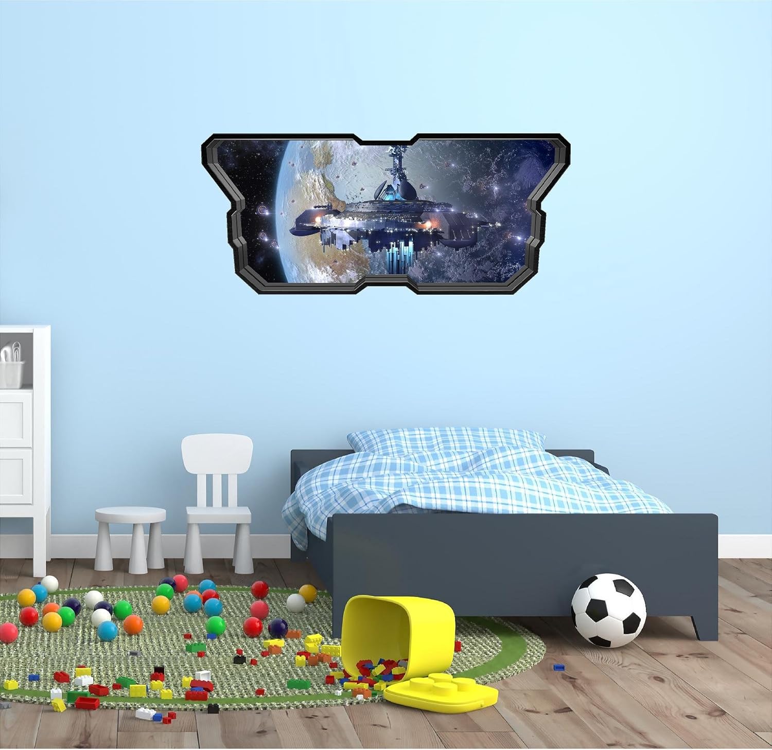 Amazon.com: 36" Space Ship Window Instant View Space Station Orbit ...