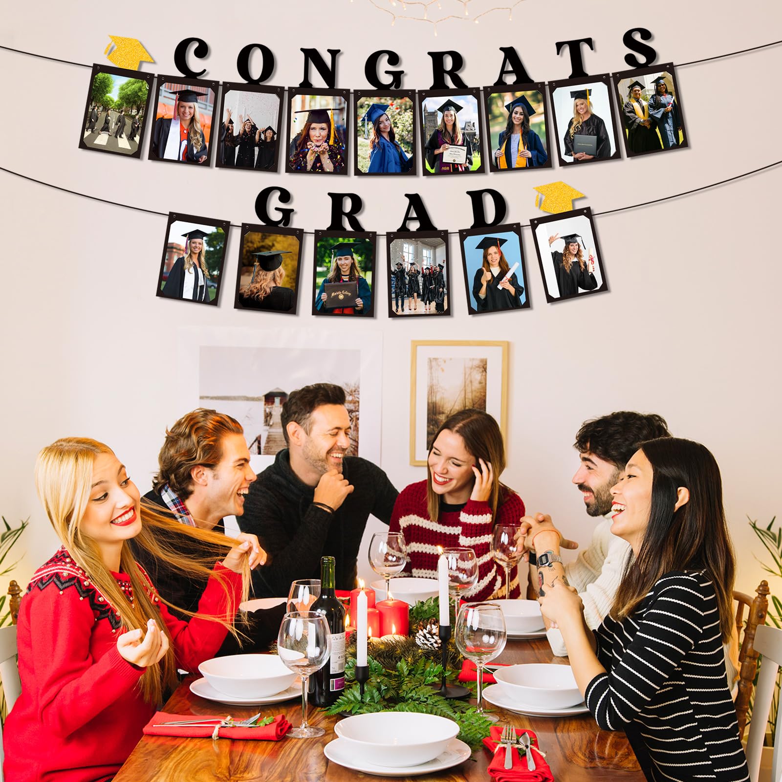 Snapklik.com : Upgraded, Premium Graduation Photo Banner 2025, Congrats ...