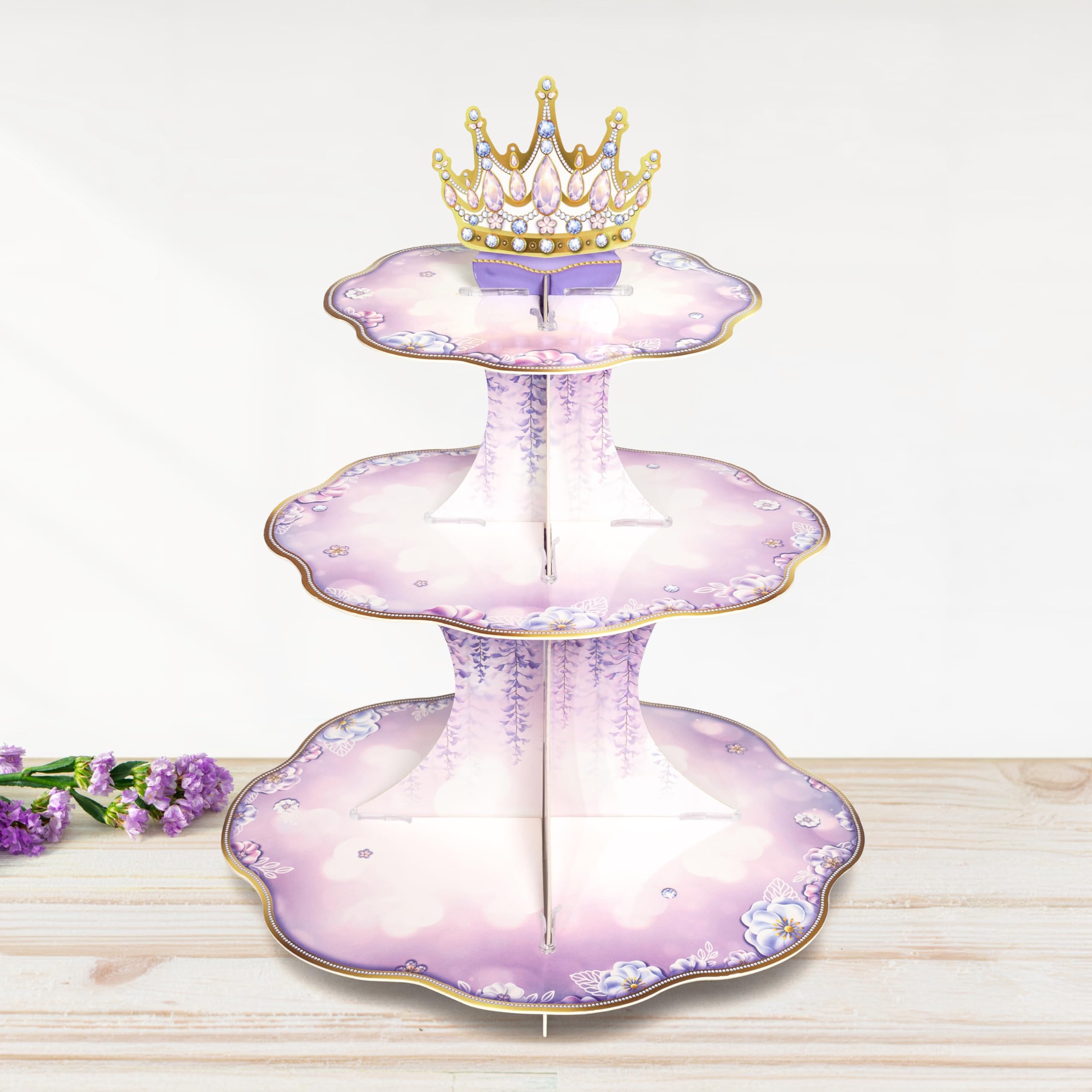 Amazon.com: Zoie + Chloe Princess Carriage Cupcake Stand Holder Display ...