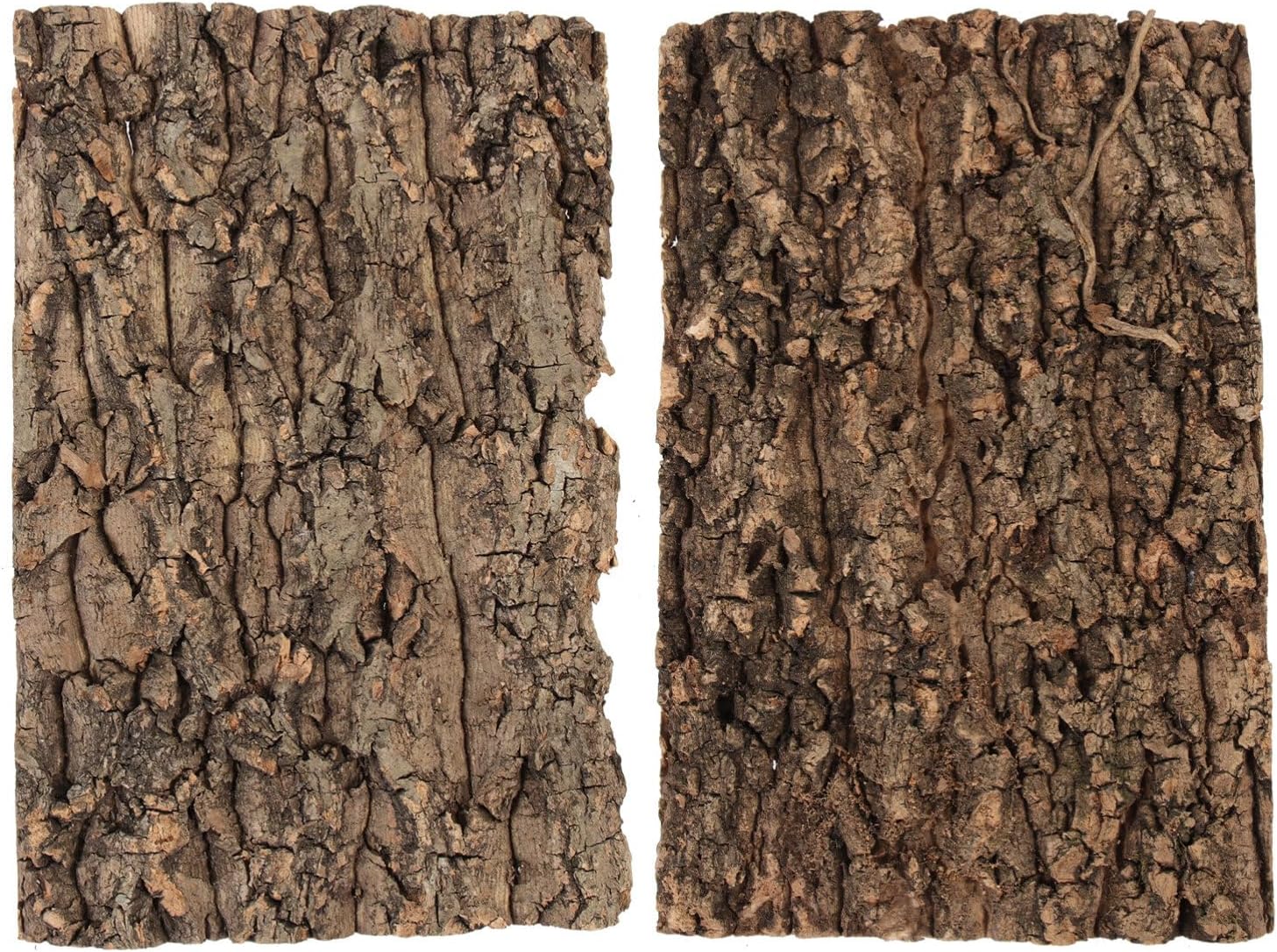 Sosoport 2Pcs Cork Bark for Reptiles Climbing Bark Reptile Hideout Cork ...