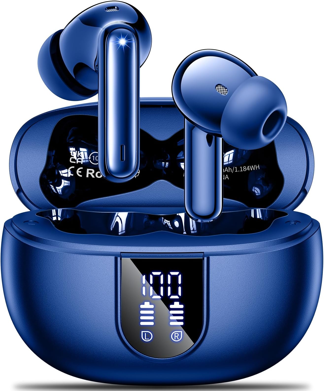 Amazon.com: Wireless Earbuds,Wireless Earphones Bluetooth 5.3 in Ear ...