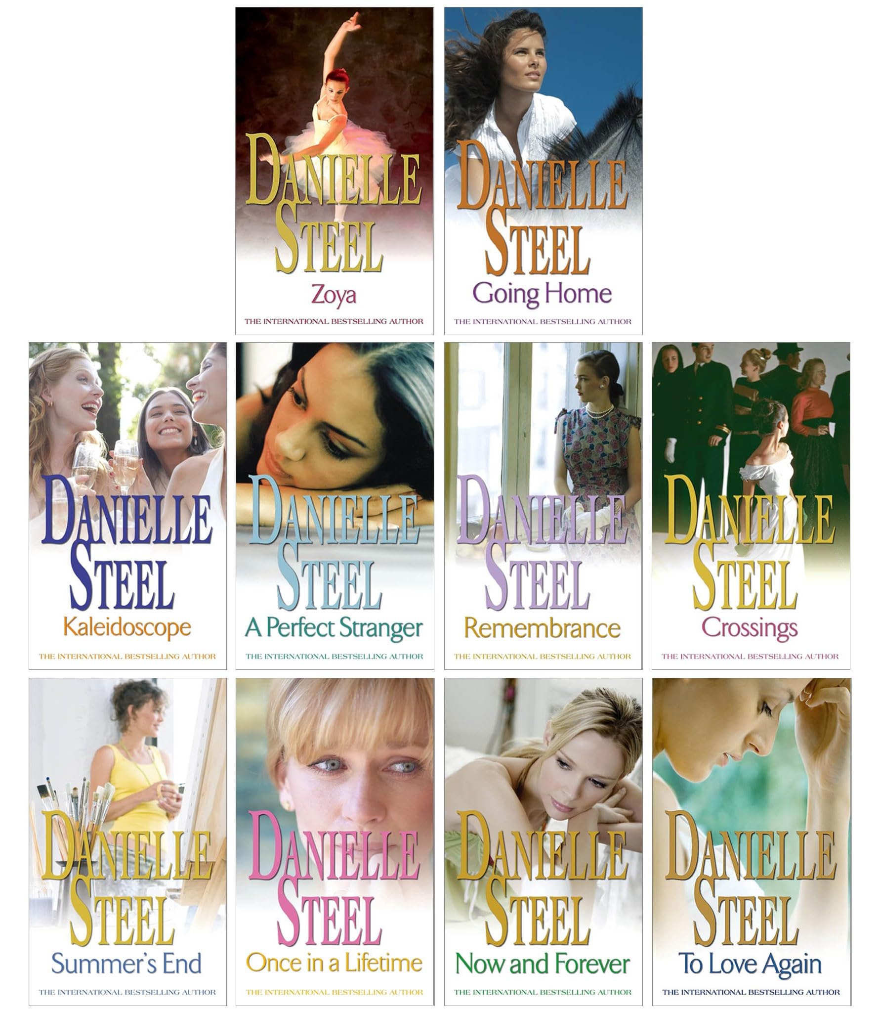 Danielle Steel 10 Books Collection Set (Going Home, Now And Forever ...