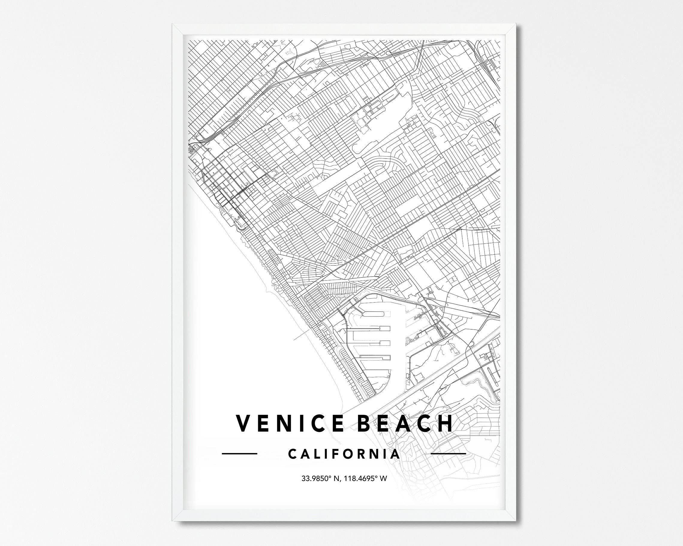 Maps Of Venice Beach Maps