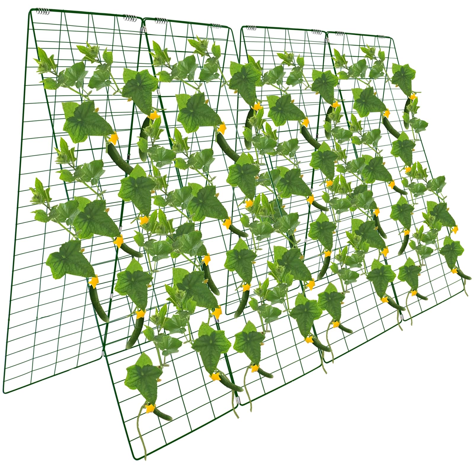 Amazon.com : HONYTA Foldable Cucumber Trellis, 48" L x 34" W A-Frame 2 ...