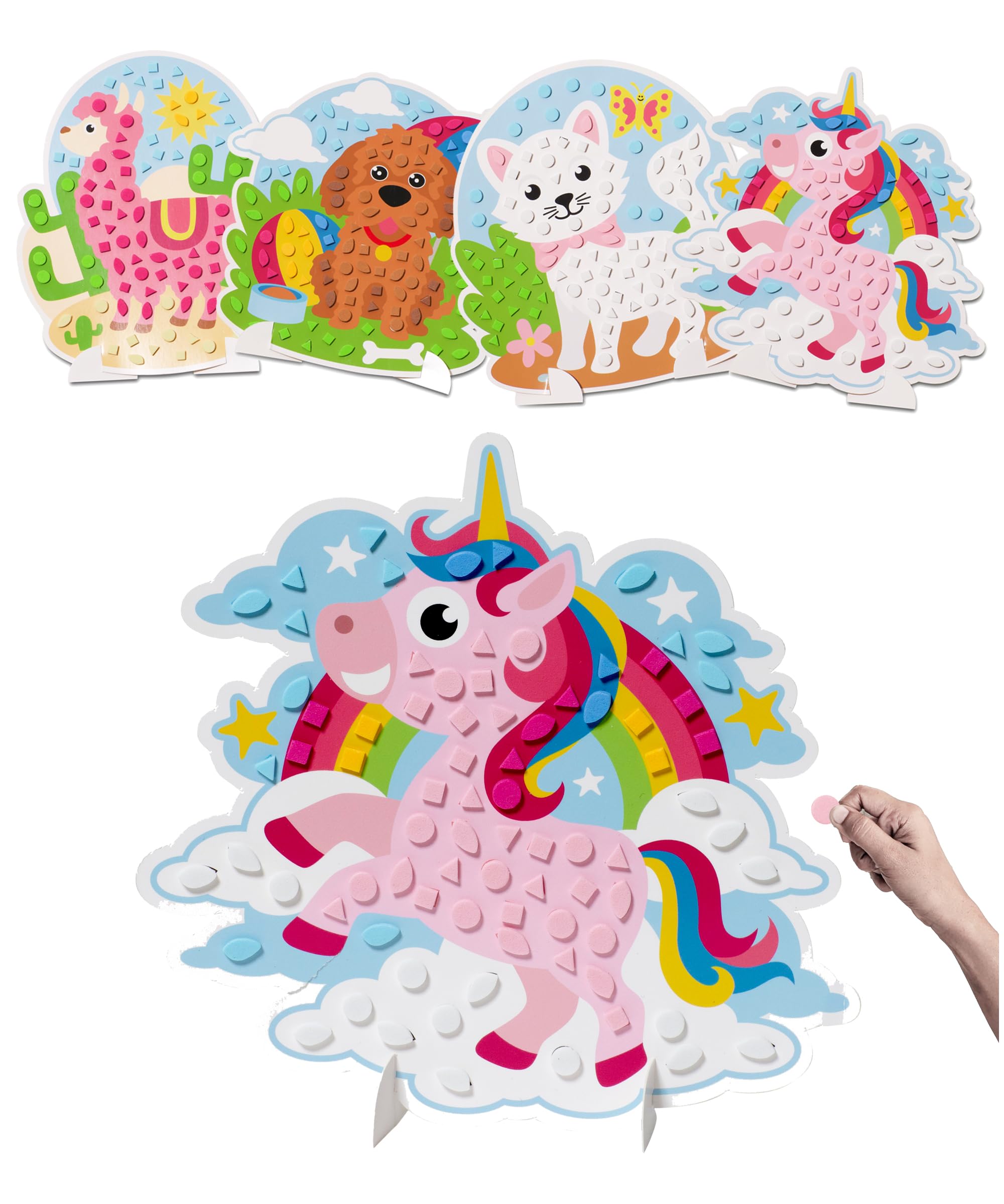 Amazon.com: Little Jupiter DIY EVA Foam Scene - Makes 4 Paper Craft Art ...