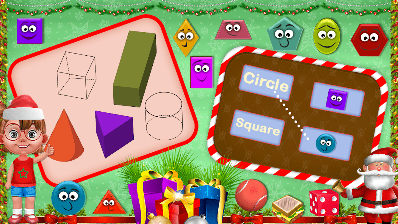 Christmas Geometry Shape For Kids - App on Amazon Appstore