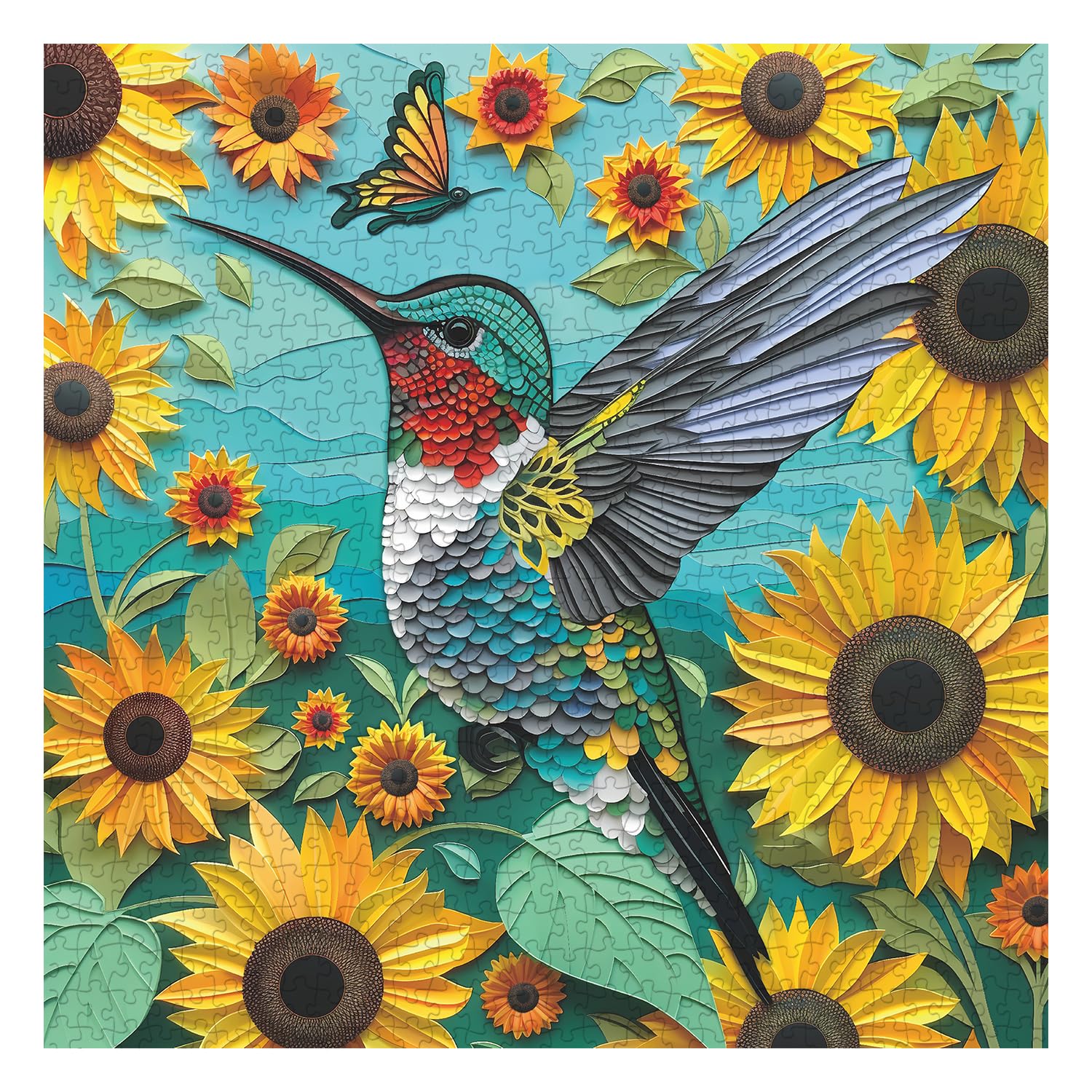 Amazon.com: Hummingbird Puzzles for Adults 1000 Pieces, Spring Bird ...