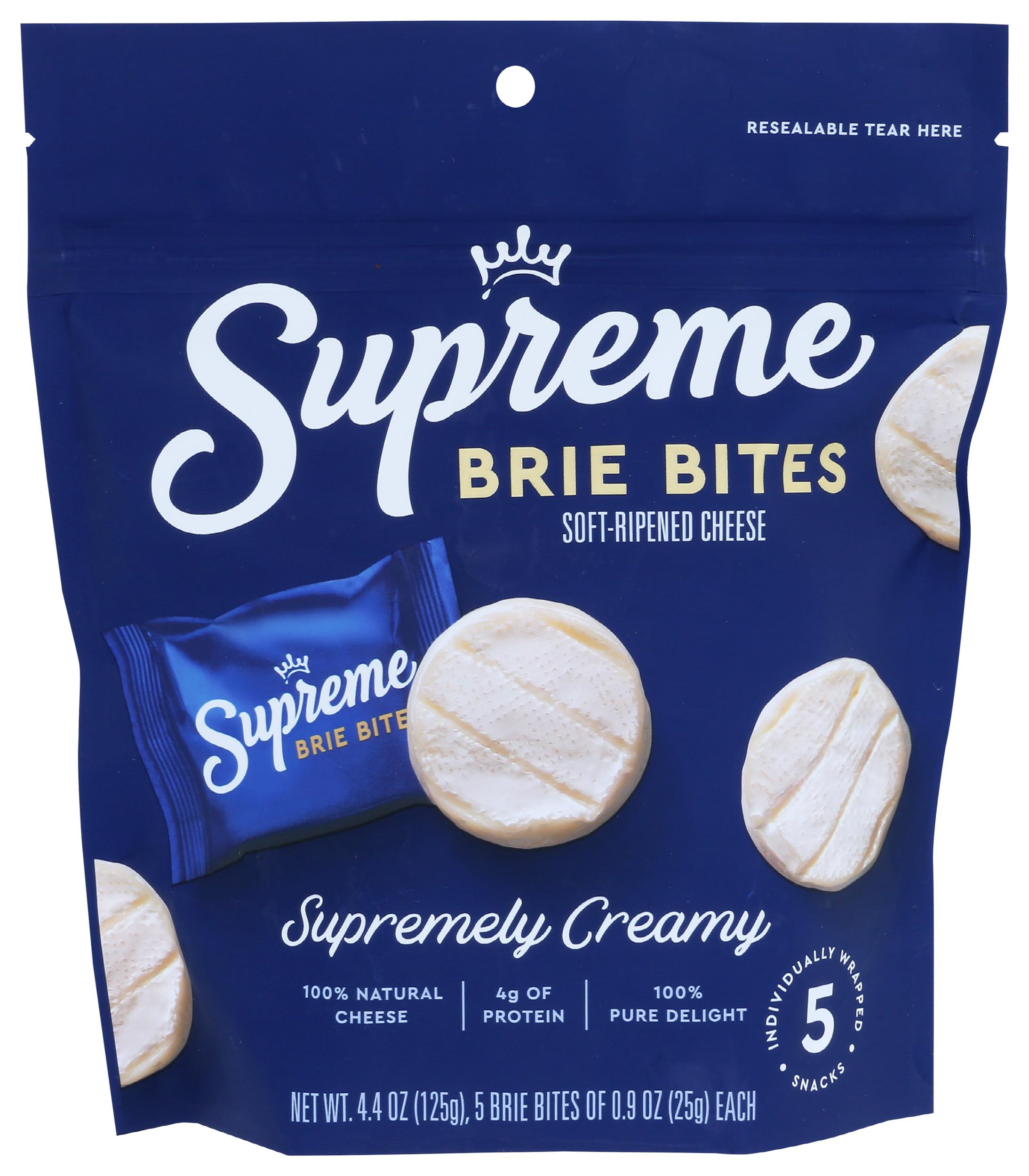 Amazon.com: SUPREME Supremely Creamy Brie Bites, 4.4 OZ : Grocery ...