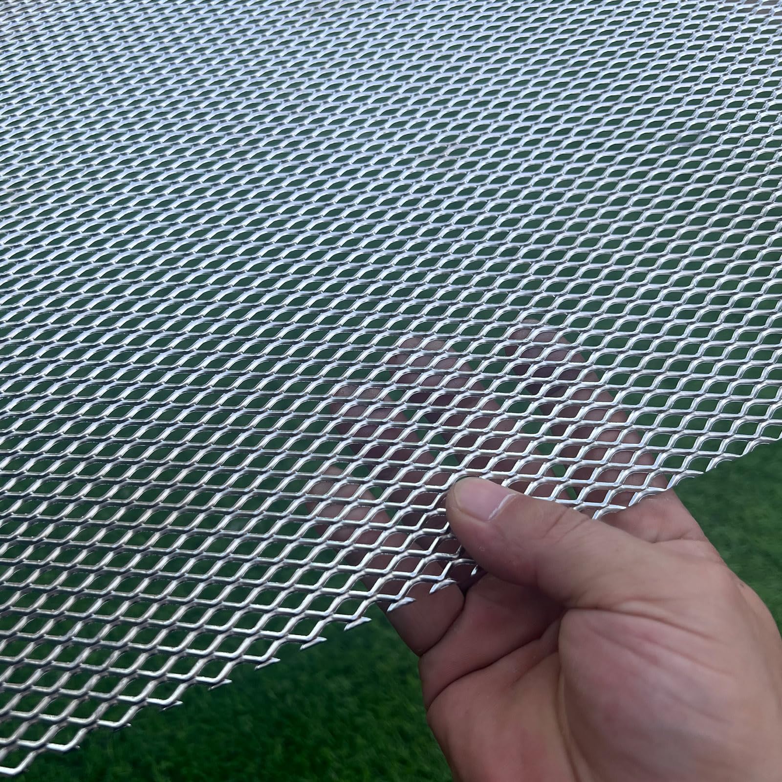Snapklik.com : 16"x12" Stainless Steel Expanded Metal 19 Gauge 0.2"x0.4 ...