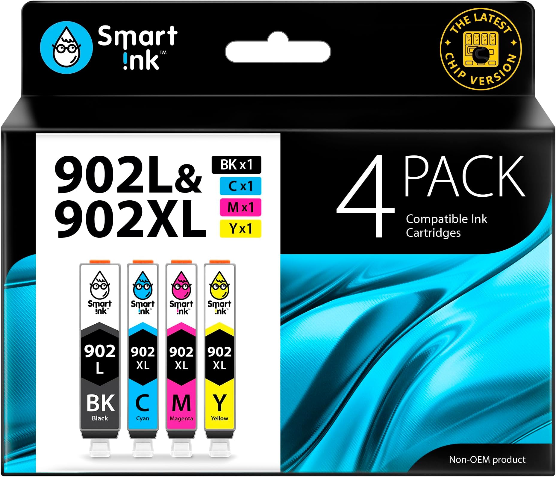 Amazon.com: Smart Ink Compatible Ink Cartridge Replacement for HP 902 ...