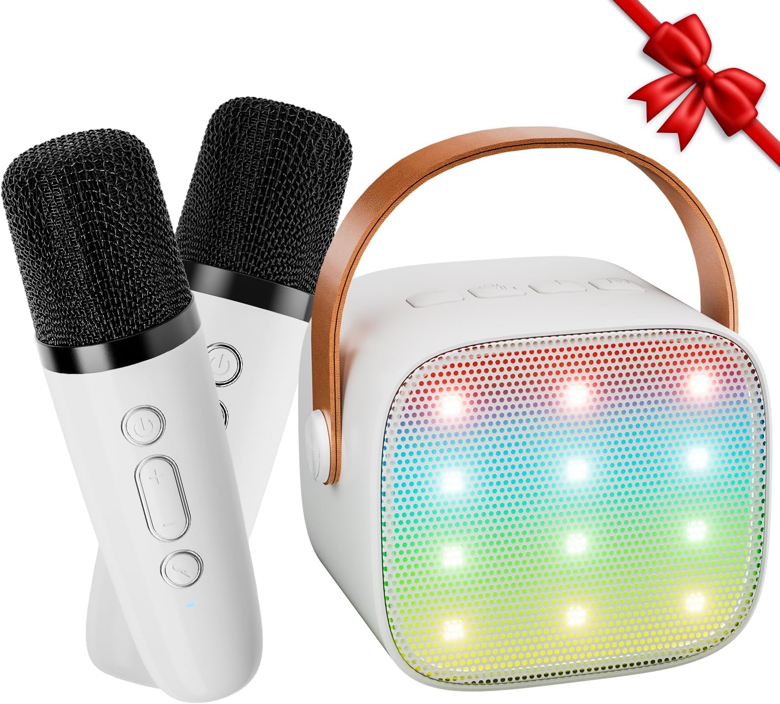 Mini Portable Microphone Karaoke Bluetooth sans Fil avec 2 Micro ...