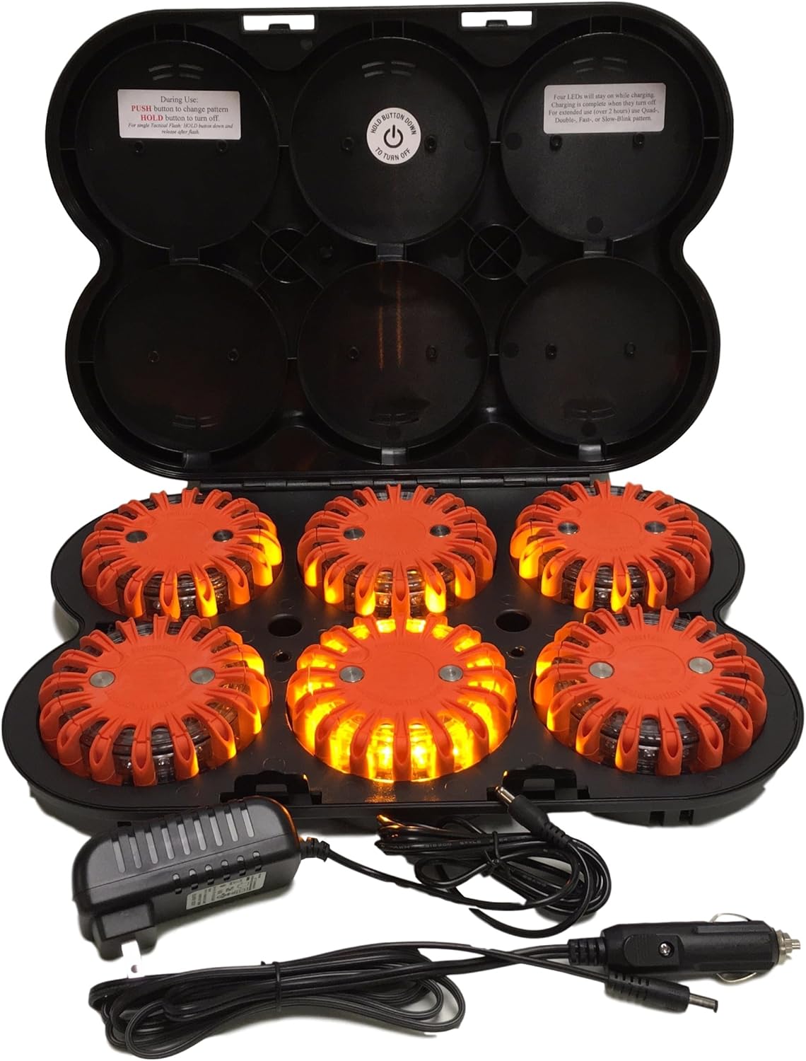 Amazon.com: 6-Pack Rechargeable PowerFlare System : Automotive