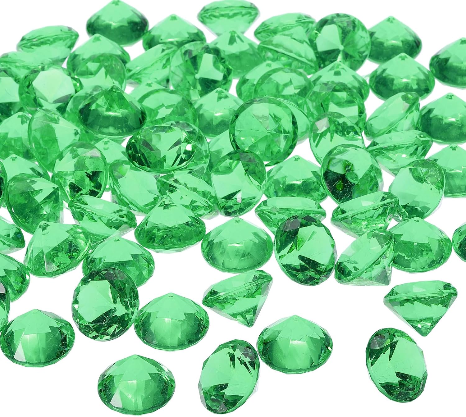 Amazon.com: PATIKIL 550Pcs Acrylic Diamonds Vase Fillers Plastic 19mm ...