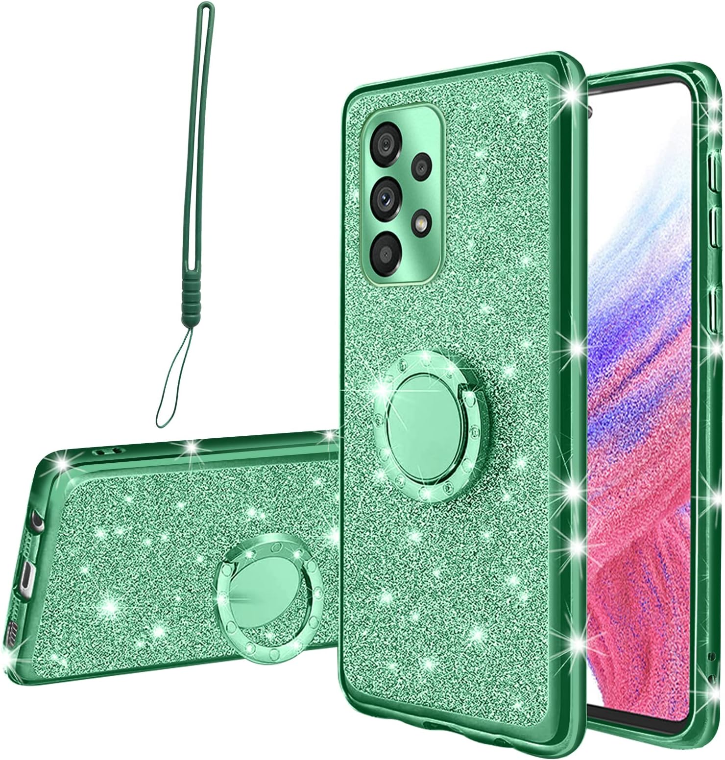 Amazon.com: Vanjua [2 Pack] for Samsung Galaxy A53 Case, Stylish Liquid ...