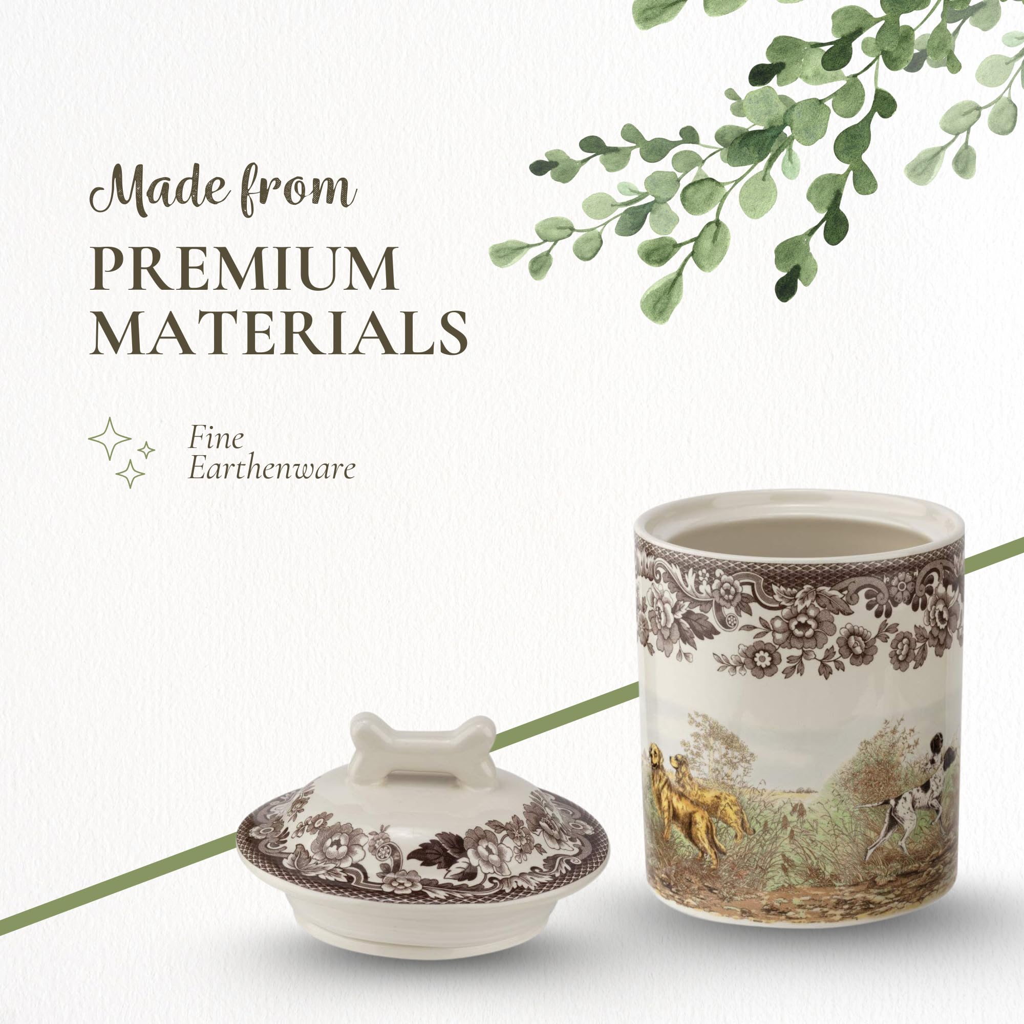 Snapklik.com : Spode Woodland Treat Jar