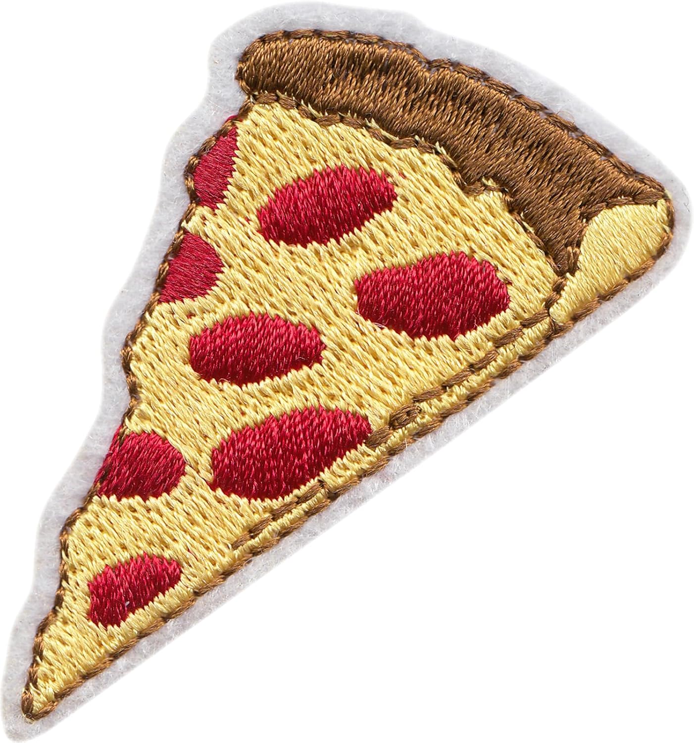 Amazon.com: Pizza - Slice of Pepperoni - Embroidered Iron on Patch ...