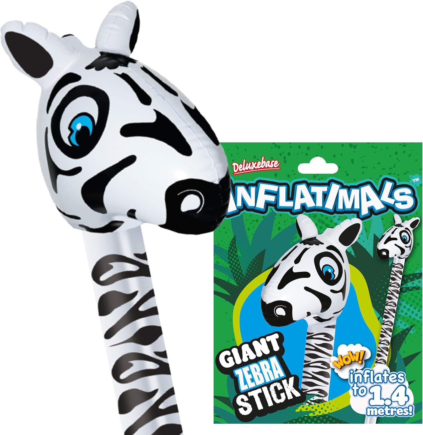 Amazon.com: Inflatimals - Zebra from Deluxebase. Wild Animal Inflatable ...