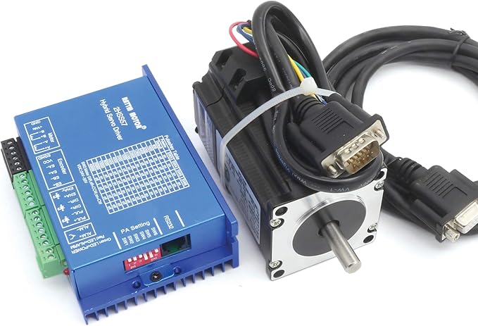 2N.m 57 Nema23 2nm Closed Loop Stepper Motor Servo Motor 76mm+HSS57 2-Phase Hybrid Servo Driver ...