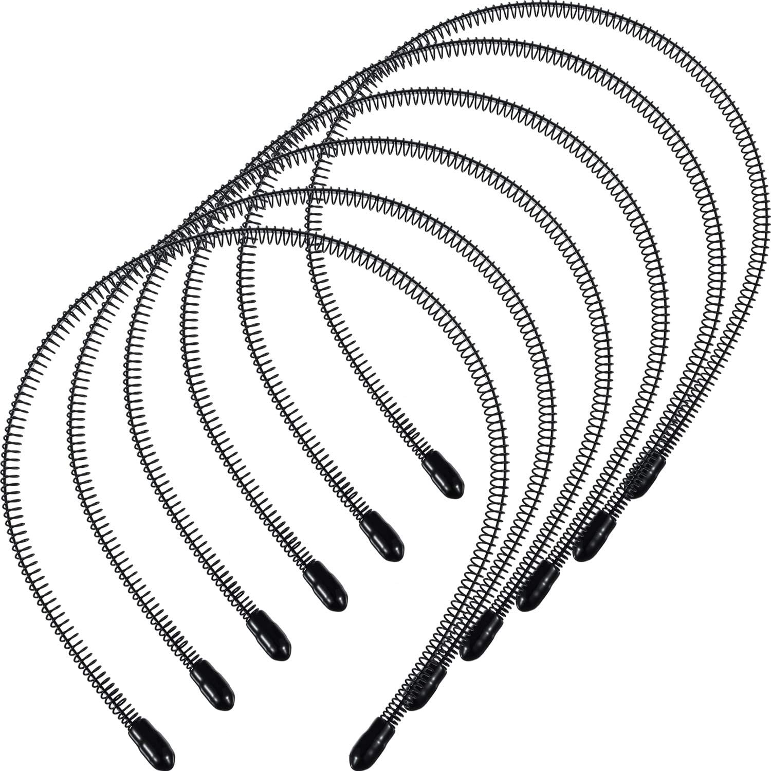 Amazon.com : bodbop XINGZHE Metal Hair Band - 2 PCS Wide Wavy & Spring ...