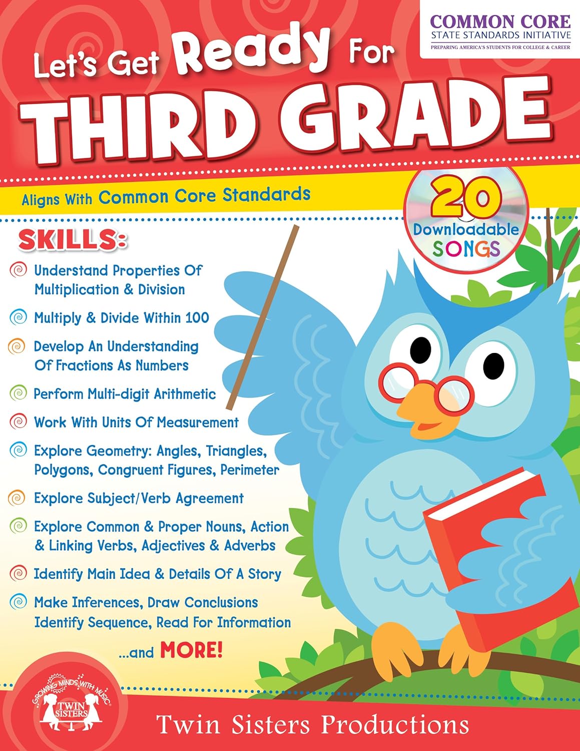 Amazon.com: Let's Get Ready For Third Grade Common Core 256-Page Bind ...