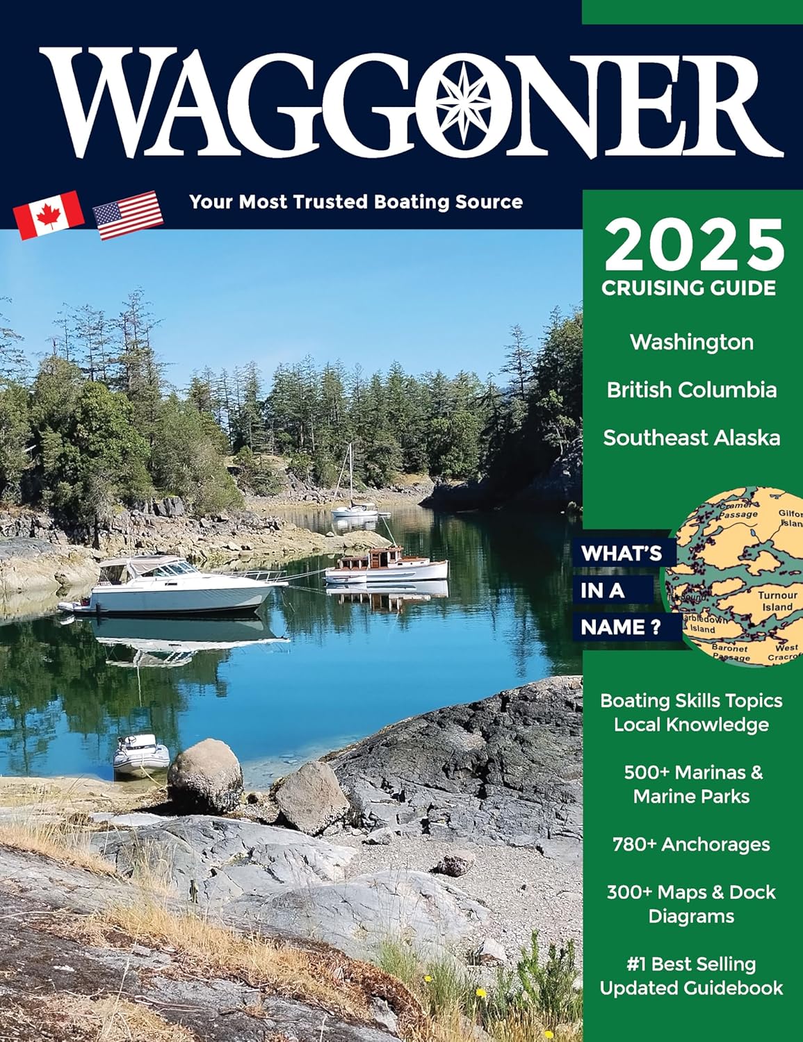 Amazon.com: Waggoner Crusing Guide 2025: 9798990525511: Fine Edge: Books