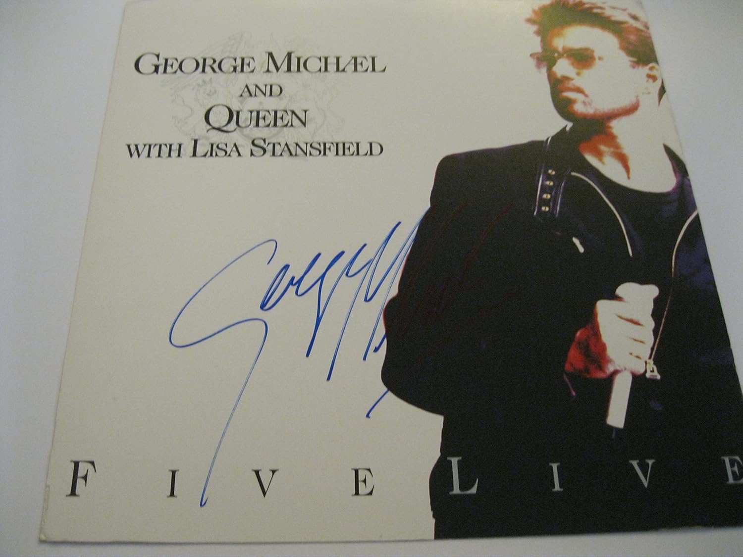 GEORGE MICHAEL SIGNED AUTOGRAPHED VINYL RECORD ALBUM PROMO FLAT COA at ...