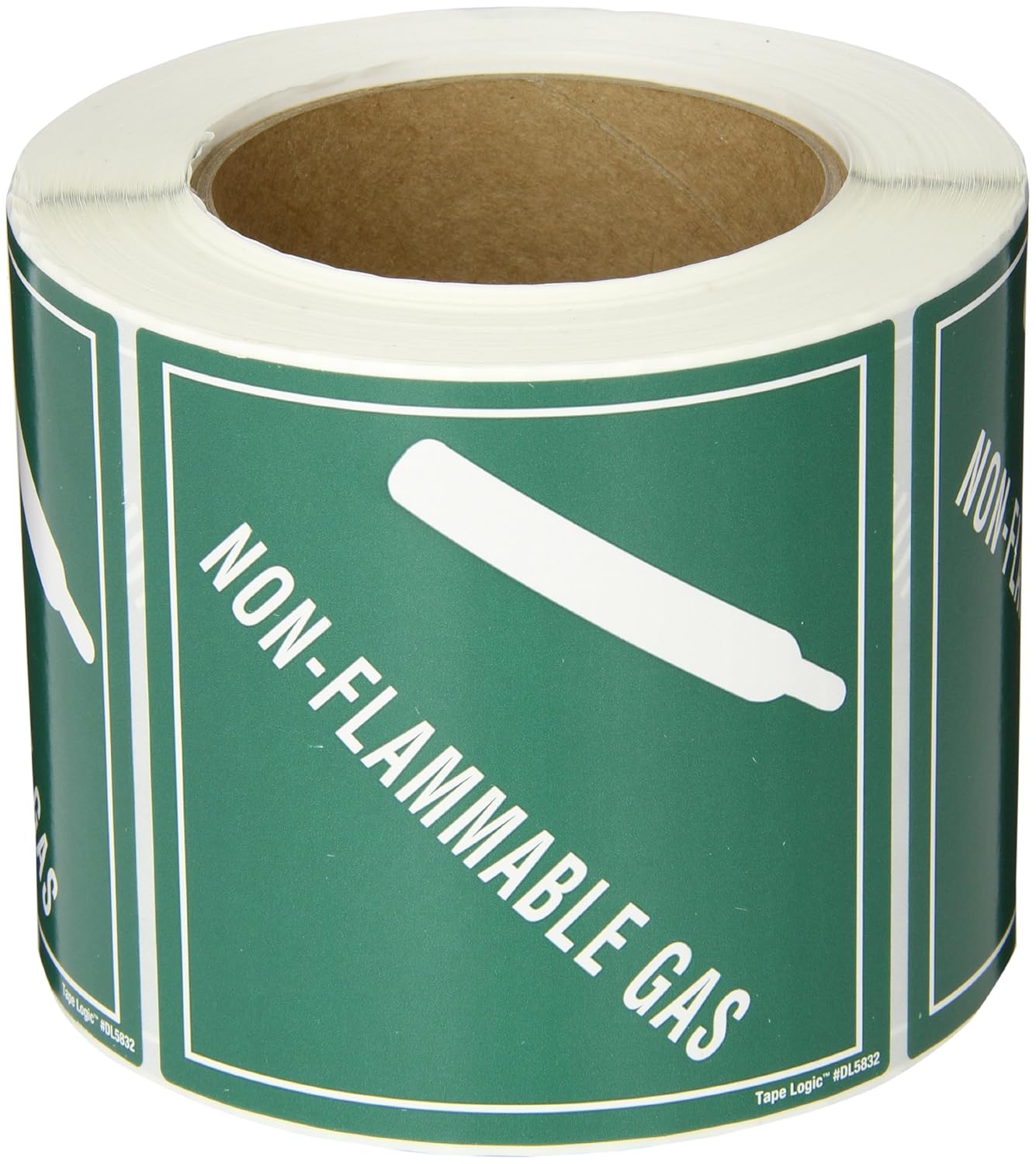 Amazon.com: Tape Logic 4 x 4" - "Non-Flammable Gas" Labels : Office ...