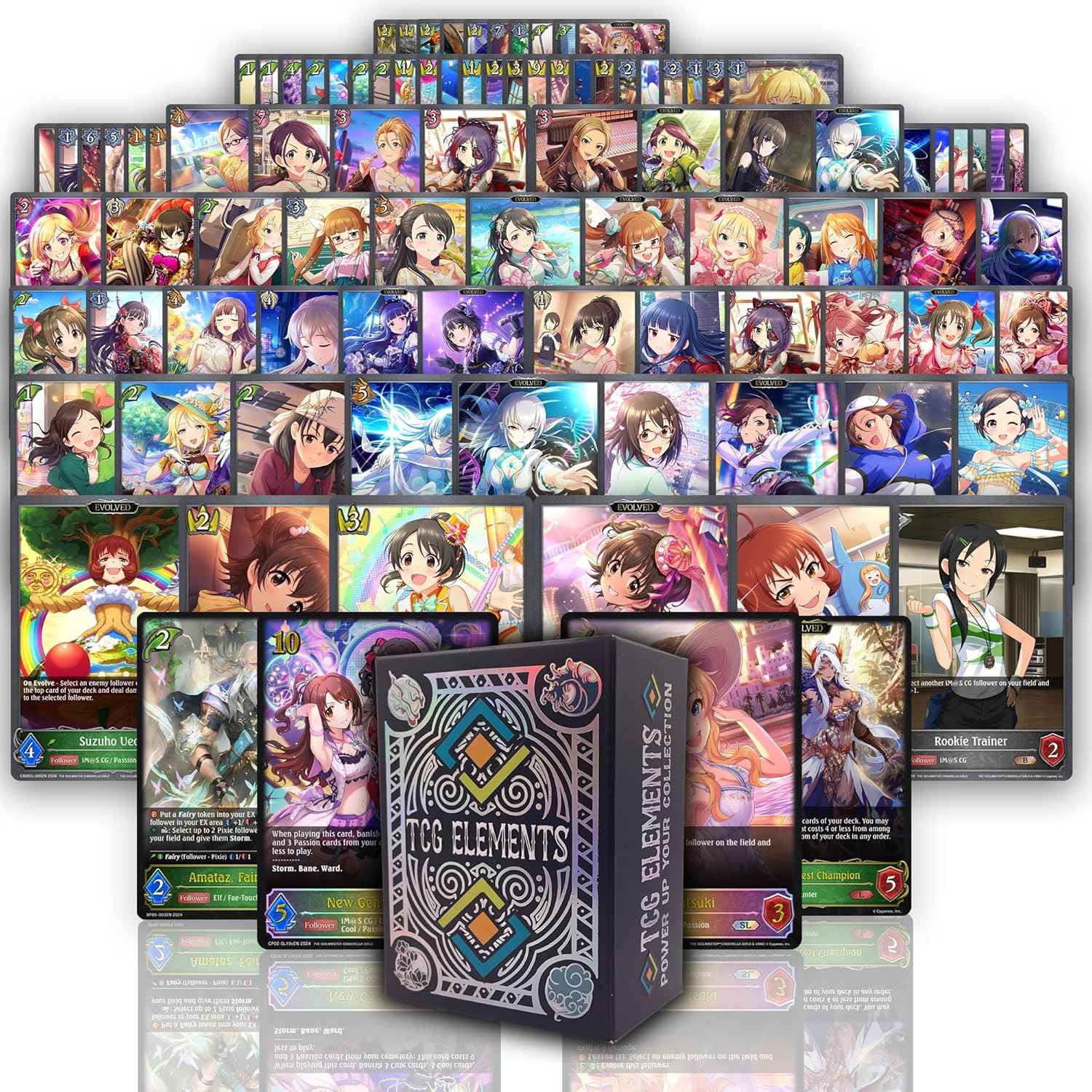 Amazon.com: TCG Elements Shadowverse 100+ Card Bundle, 100 C/UC, 5 ...