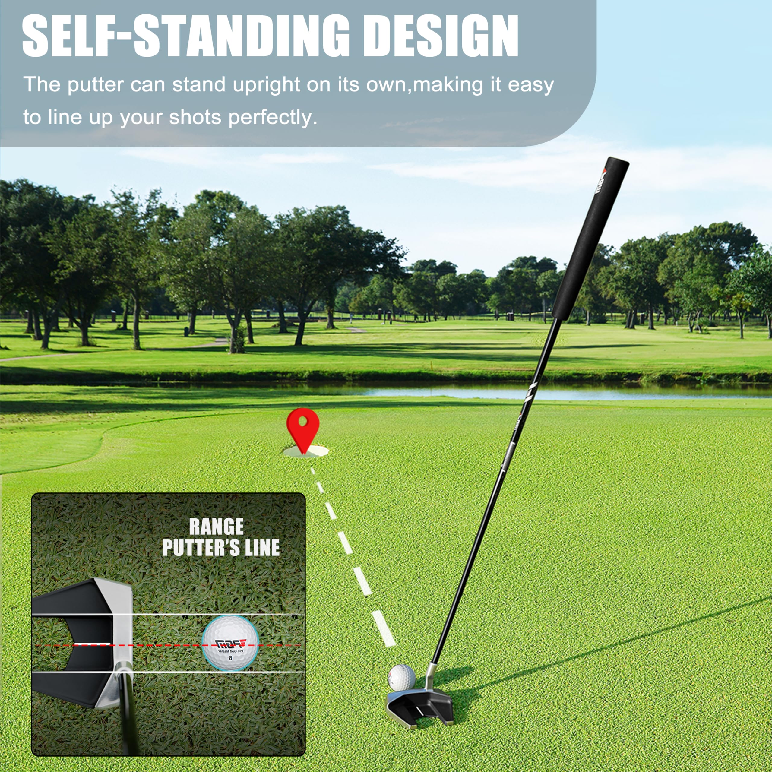 Snapklik.com : PGM Golf Standing Putter - Golf Putter For Men And Women ...