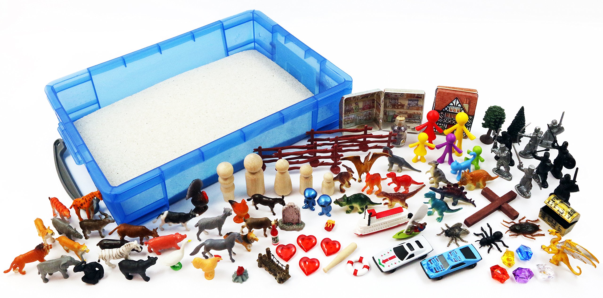 Buy Play Therapy Sand Tray Basic Portable Starter Kit With Tray Sand