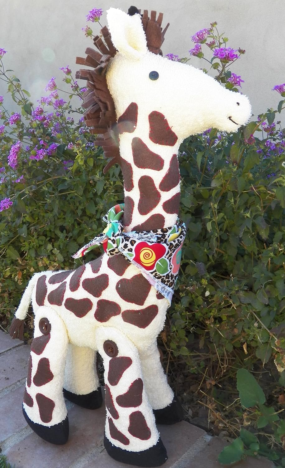 Amazon.com: Cloth Giraffe Stuffed Toy Pattern with Instruction CD/174 ...