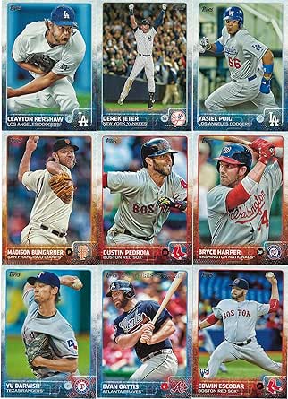 Amazon.com: 2015 Topps MLB Baseball Series #1 Mint Hand Collated 350 ...