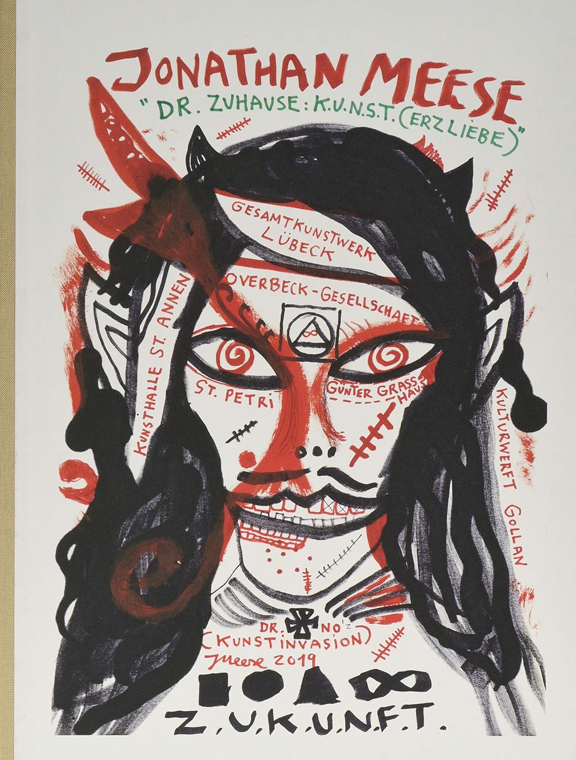 Buy Jonathan Meese: Dr. Zuhause: K.U.N.S.T. (Erzliebe) Book Online at ...