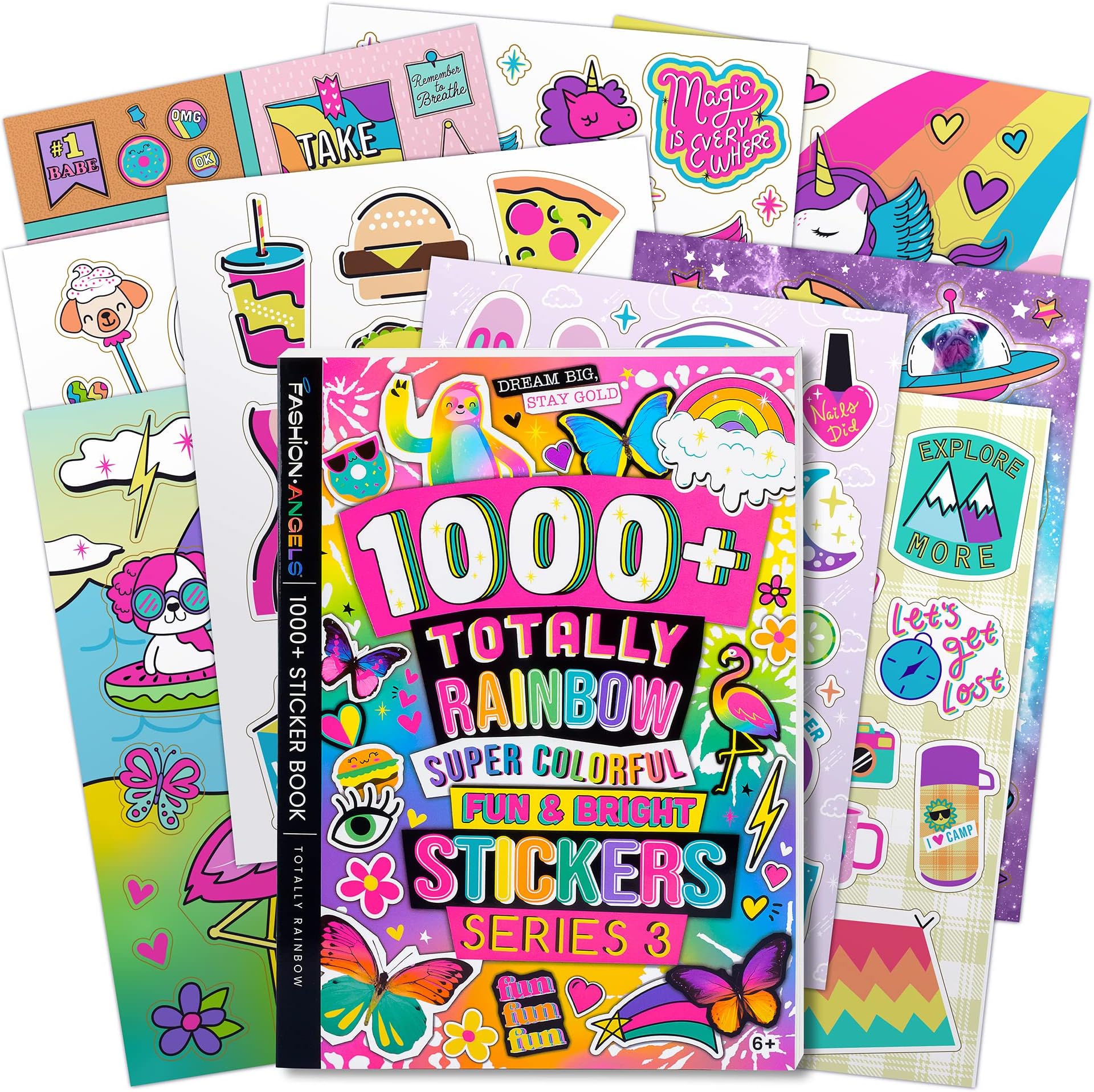Amazon.com: Fashion Angels 1000+ Mega Cool Stickers for Kids - Fun ...