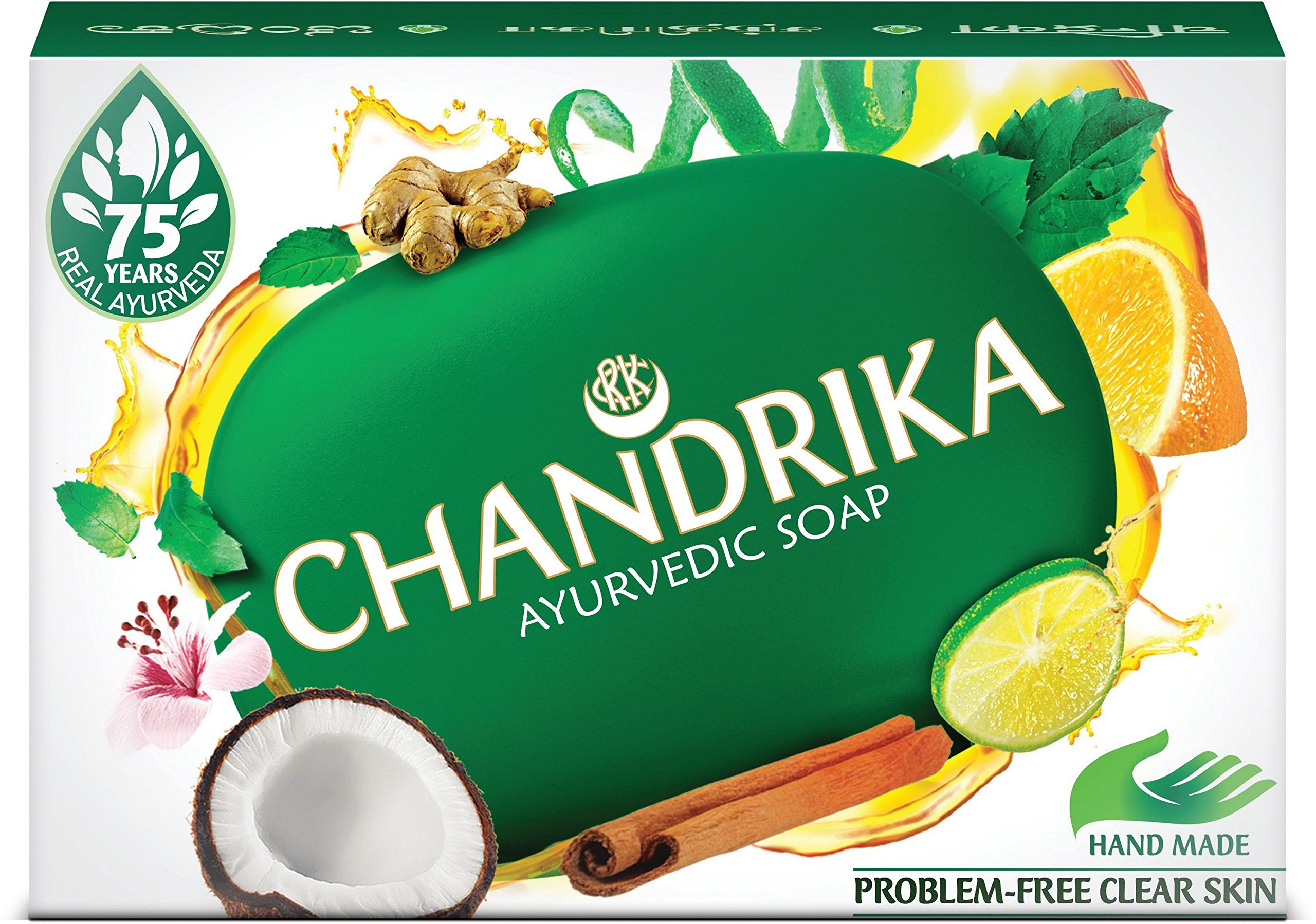 Buy Chandrika Ayurvedic Soap, 75g [Pack of 6] Online at Low Prices in ...