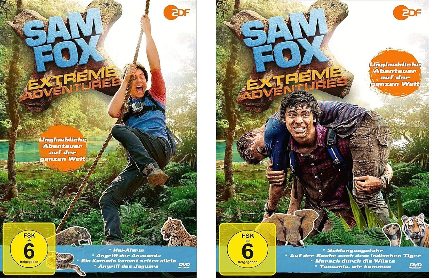 Sam Fox - Extreme Adventures - DVD 1 + 2 (8 Folgen) im Set - Deutsche ...
