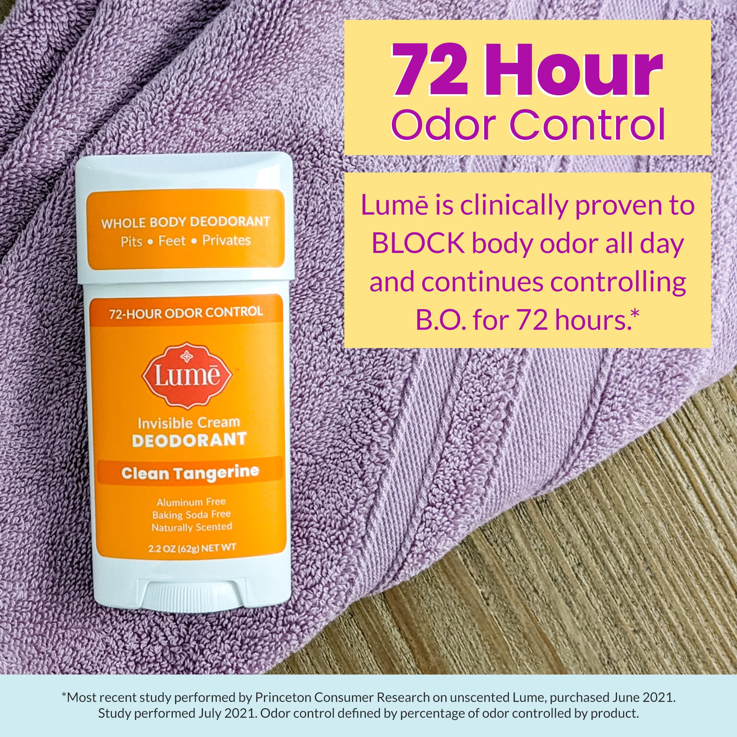 Snapklik.com : Lume Whole Body Deodorant - Invisible Cream Stick - 72 ...