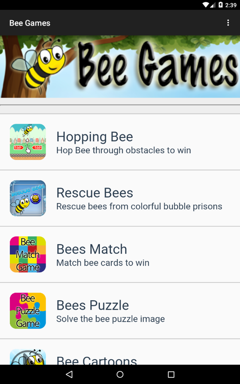 Bee Games for Kids Free - App on Amazon Appstore