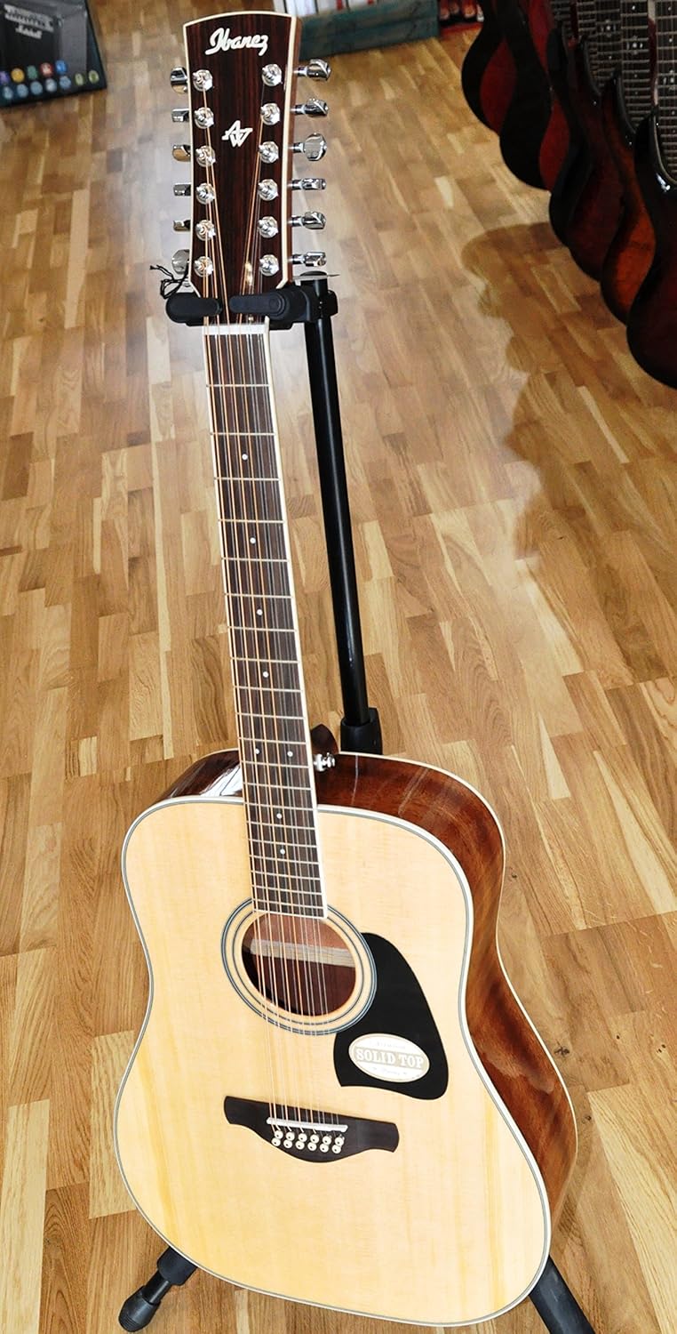 Ibanez AW7012 NT 12-String Acoustic Guitar-Natural : Amazon.in: Musical ...