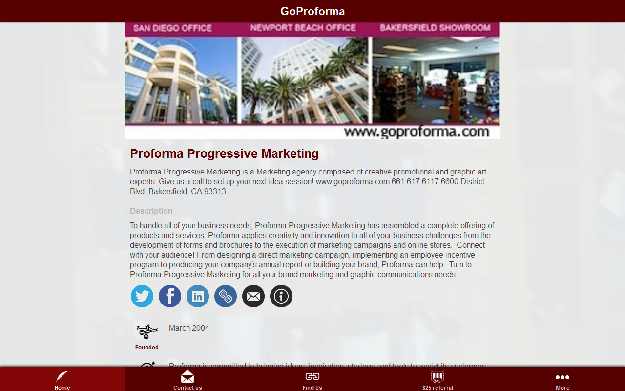 Proforma Progressive Marketing - Aplicativo na Amazon Appstore