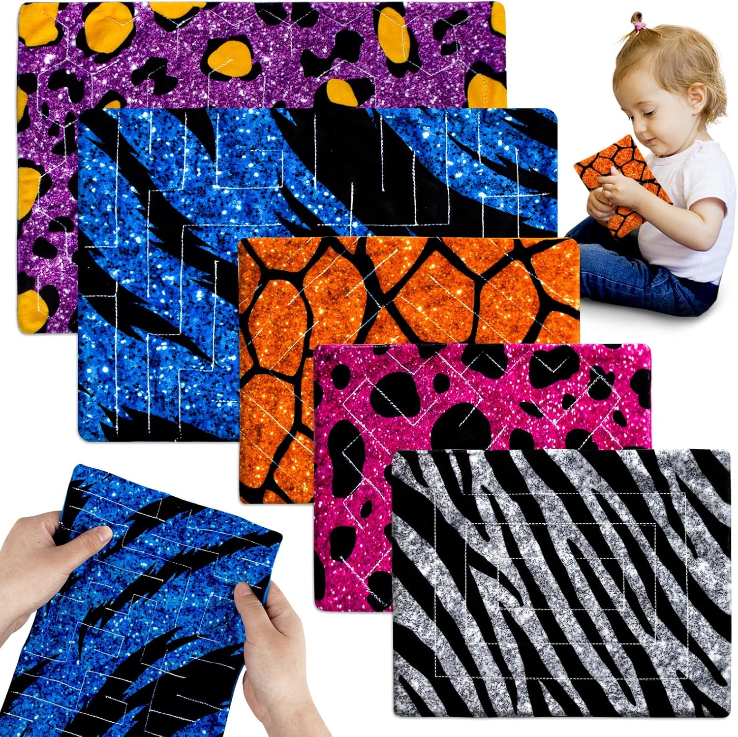 5 Pcs Marble Maze Mat Sensory Fidget Stress Relief Toys Sensory Anxiety ...