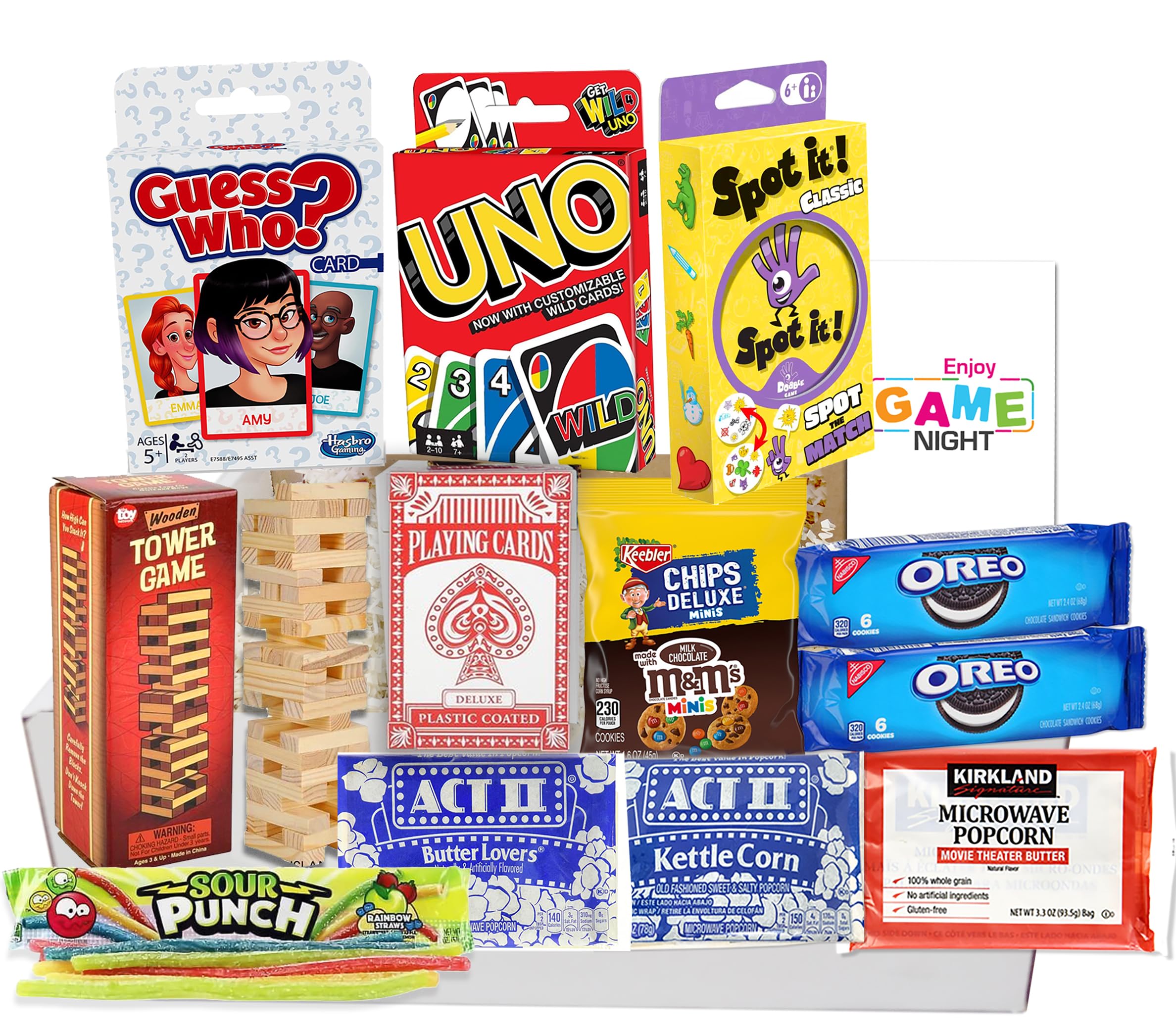 Amazon.com: The Ultimate Game Night Gift Baskets for Family, Kids ...