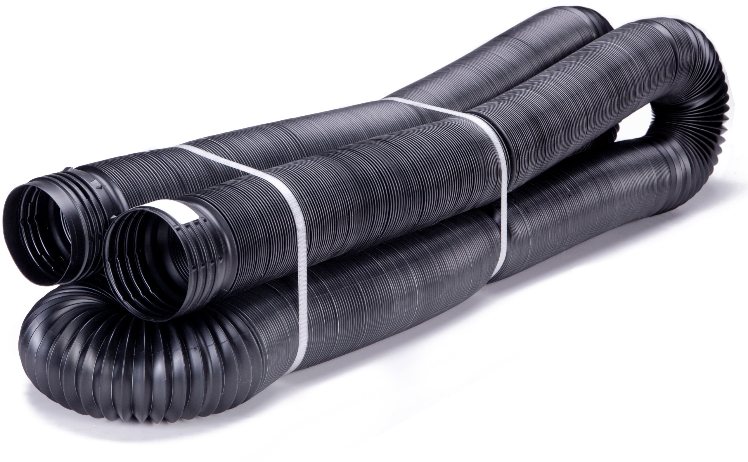 Buy Flex Drain 52011 Flexible Expandable Landscaping Drain Pipe Solid