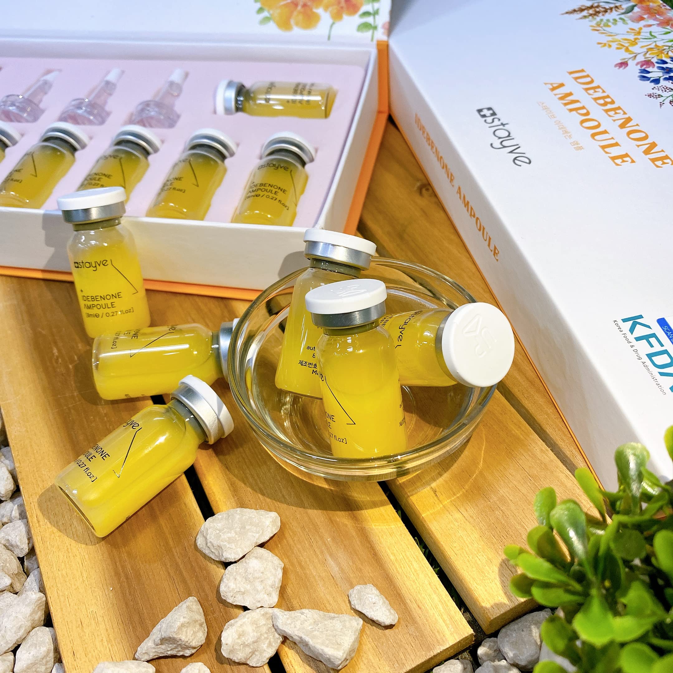 Stayve BB Glow Idebenone Ampoule Kit - 10 Vials, Micro Needling, Serum ...