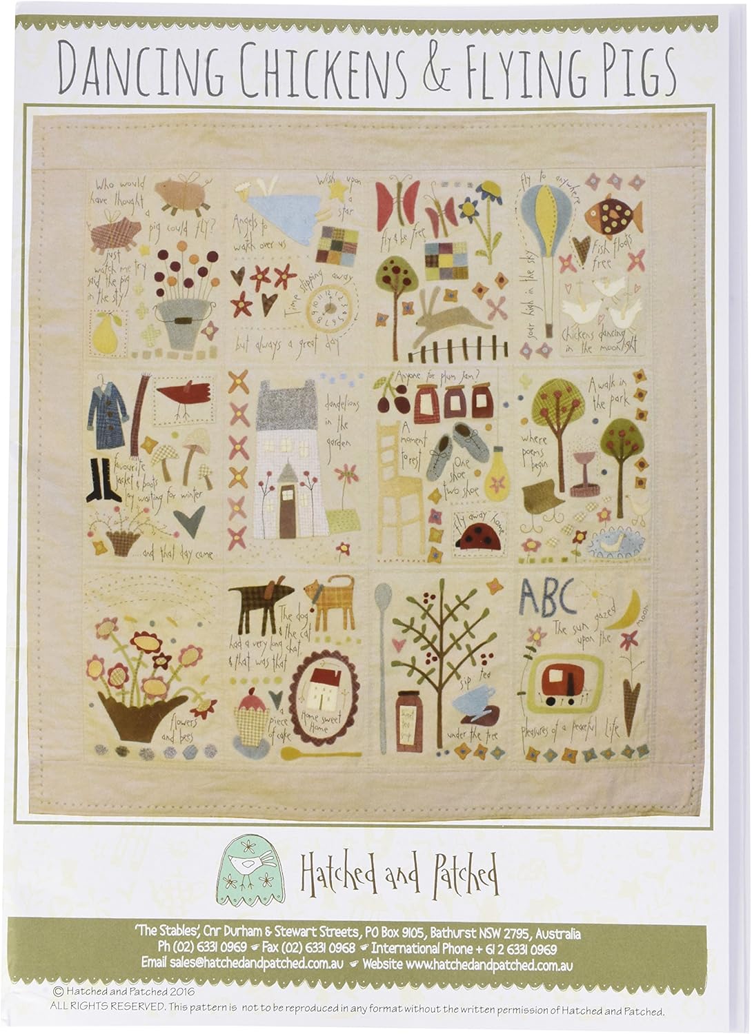 Hatched and Patched Dancing Chickens & Flying Pigs Book : Amazon.co.uk ...