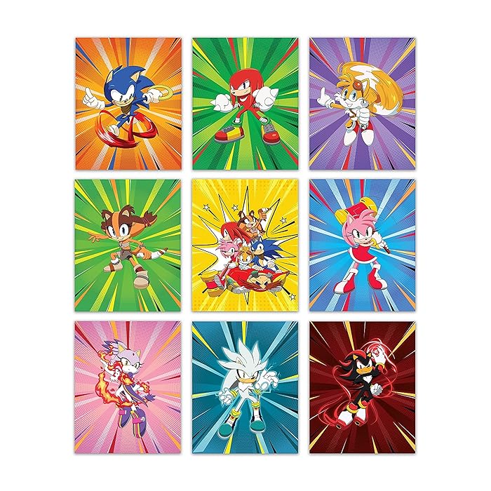 Buy Sonic the Hedgehog Poster - Sonic Poster, Posters for Boys Room ...